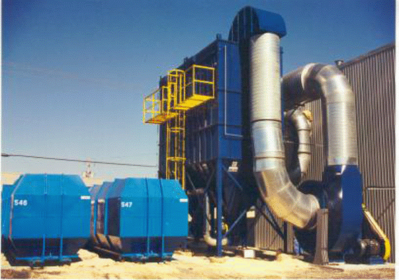 Spec Air - large Bag Cage Dust Collector